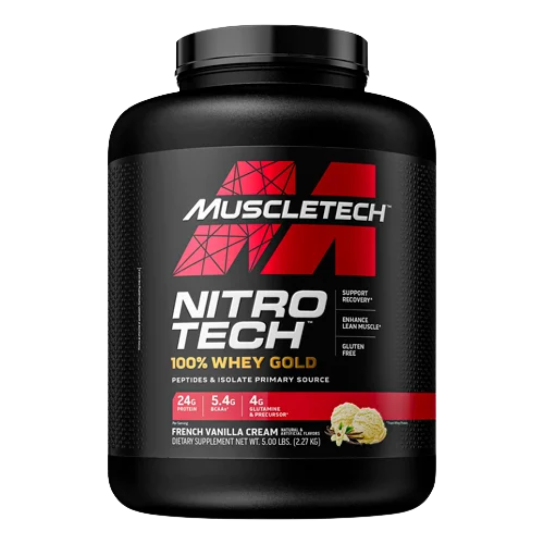 Nitro Tech 100% Whey Gold 5lb Muscletech - GStoreSupplements